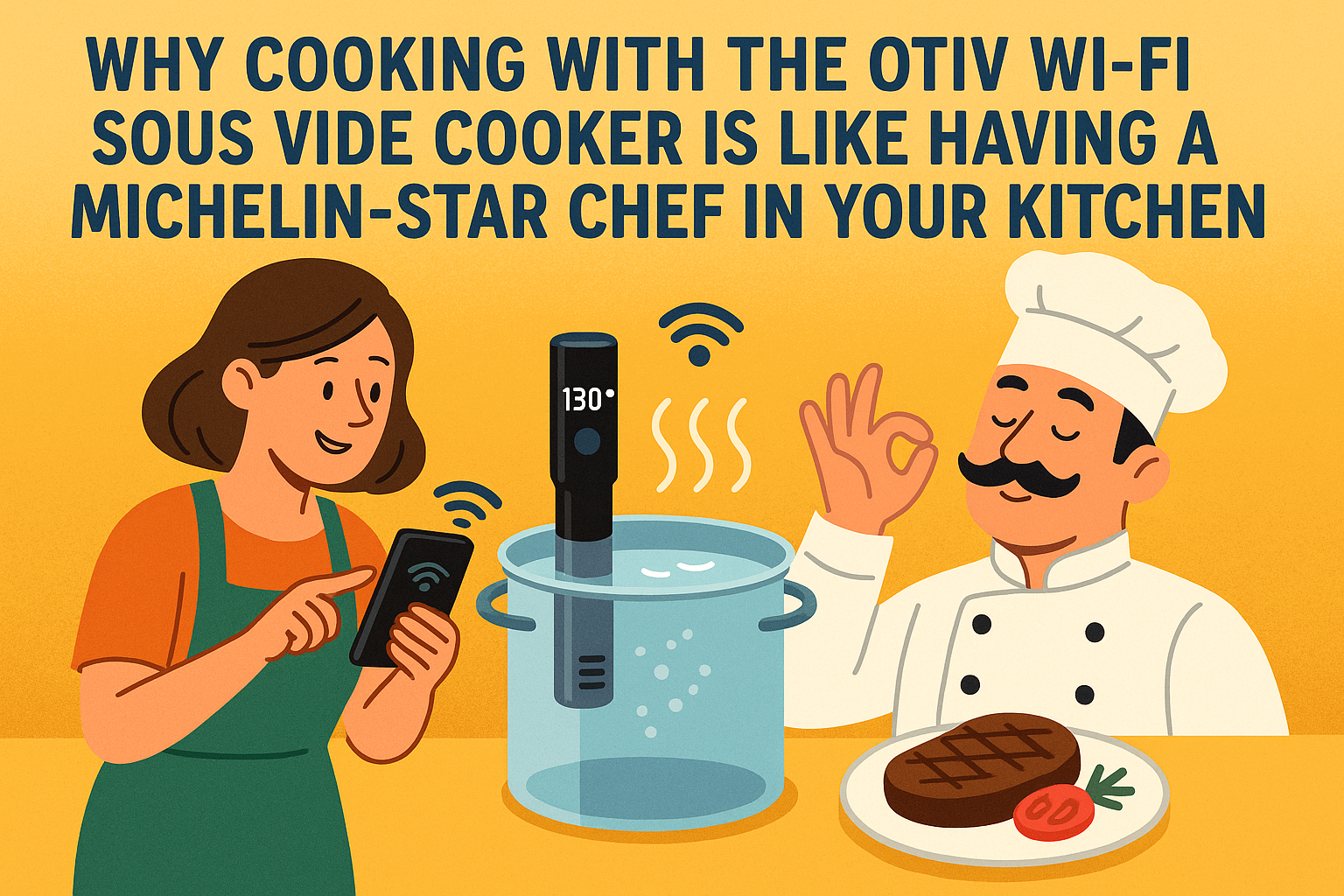 OTIV Sous Vide Cooker – Fun & Flawless Cooking at Home