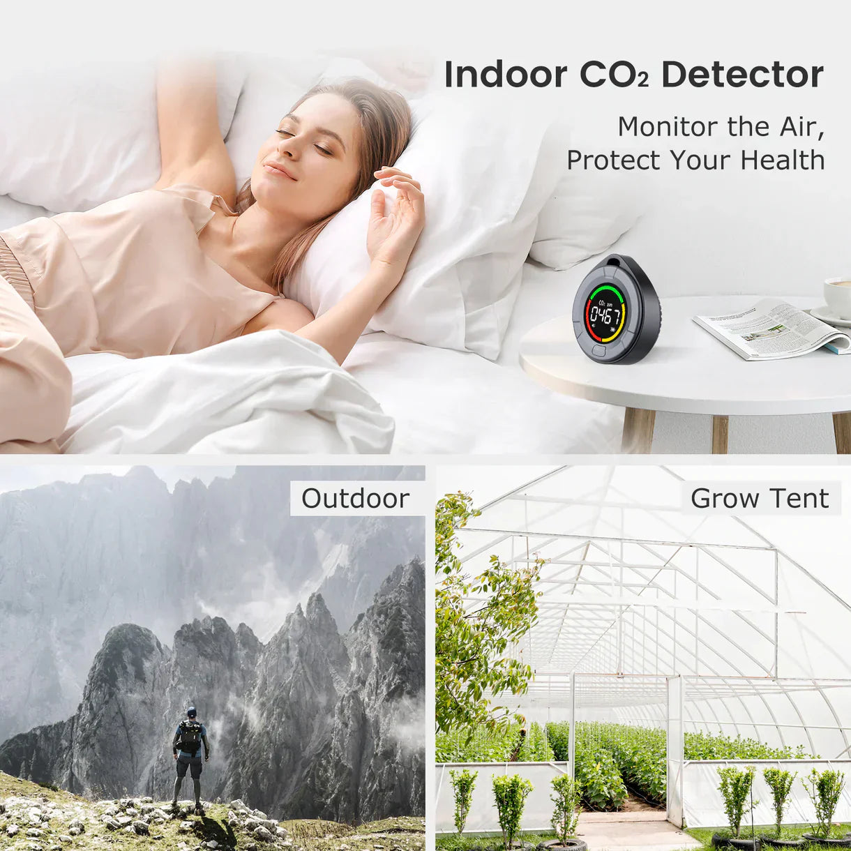Otiv Portable CO₂ Monitor | Stay Safe with Accurate Air Quality ...